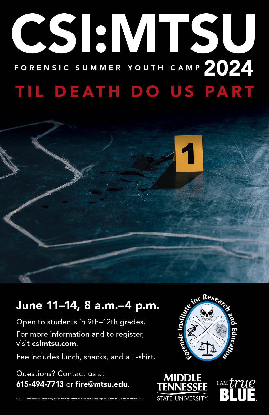 CSI:MTSU – Forensic Institute for Research and Education at MTSU